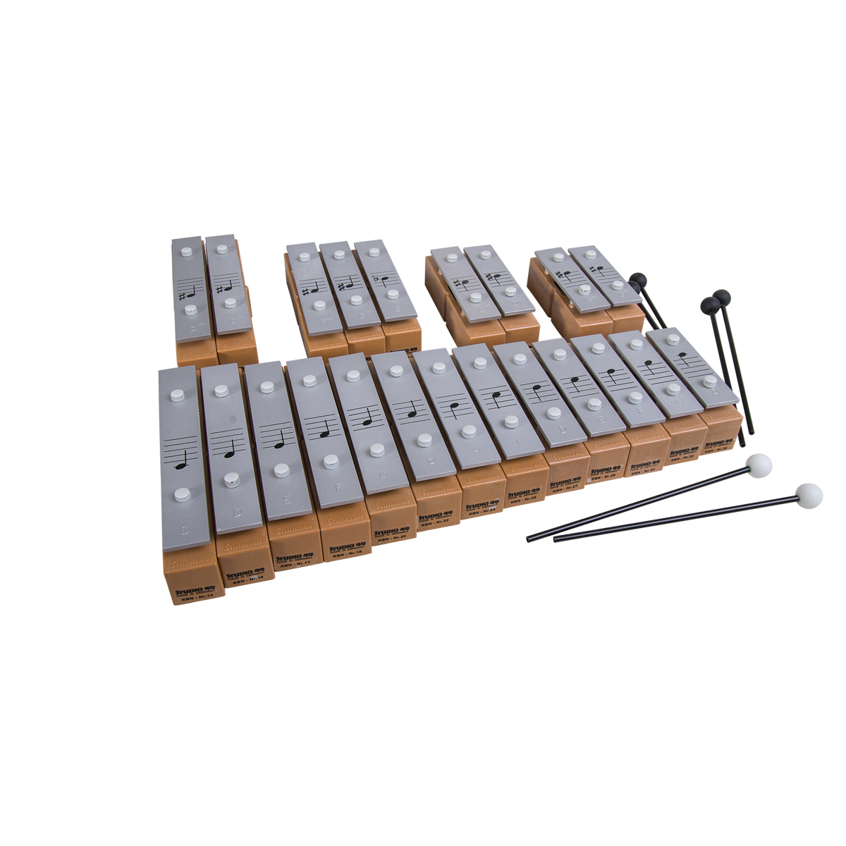 KBN Resonator bell set 1c, chromatic, c2 - a3